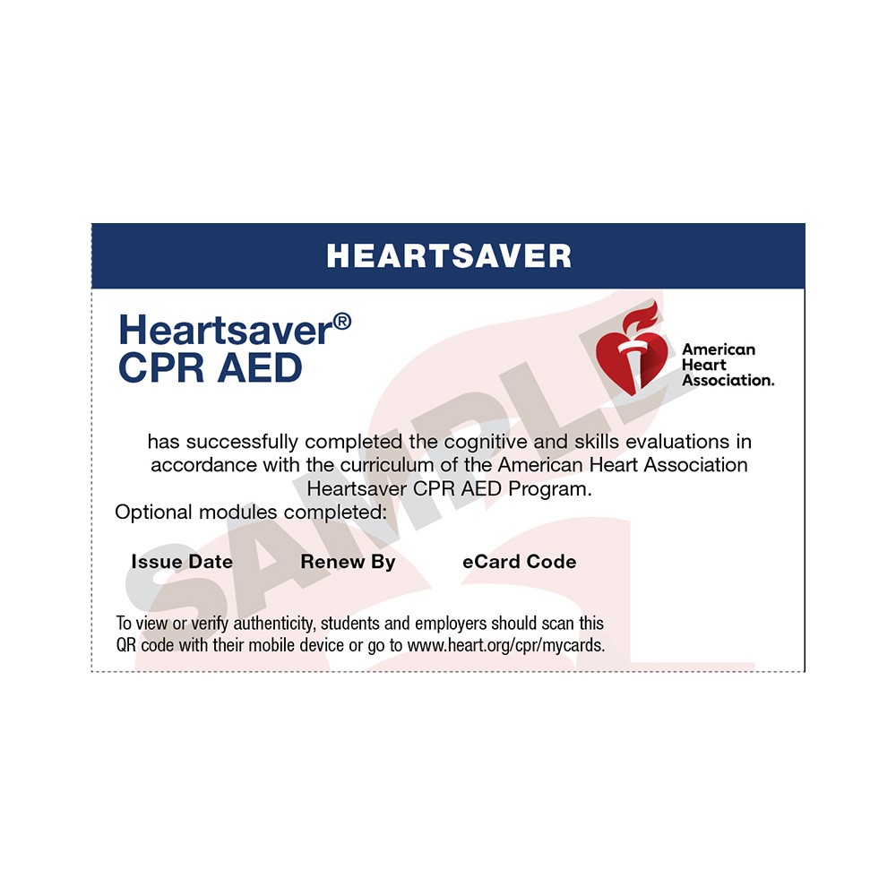 2020 Aha Heartsaver Cpr Aed Ecard Lifetek Inc